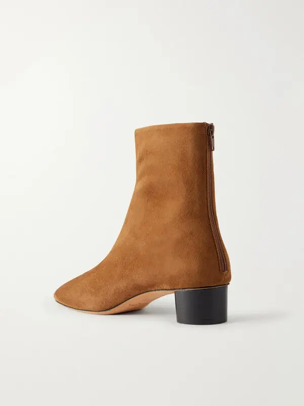 Le Monde Beryl Carole Suede Ankle Boots - Brown