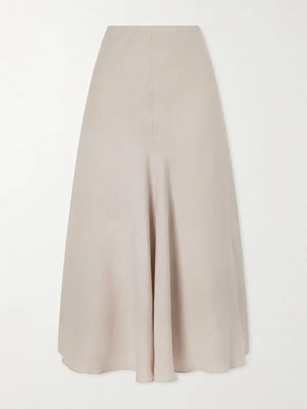 Brunello Cucinelli Midi Skirt - Neutrals