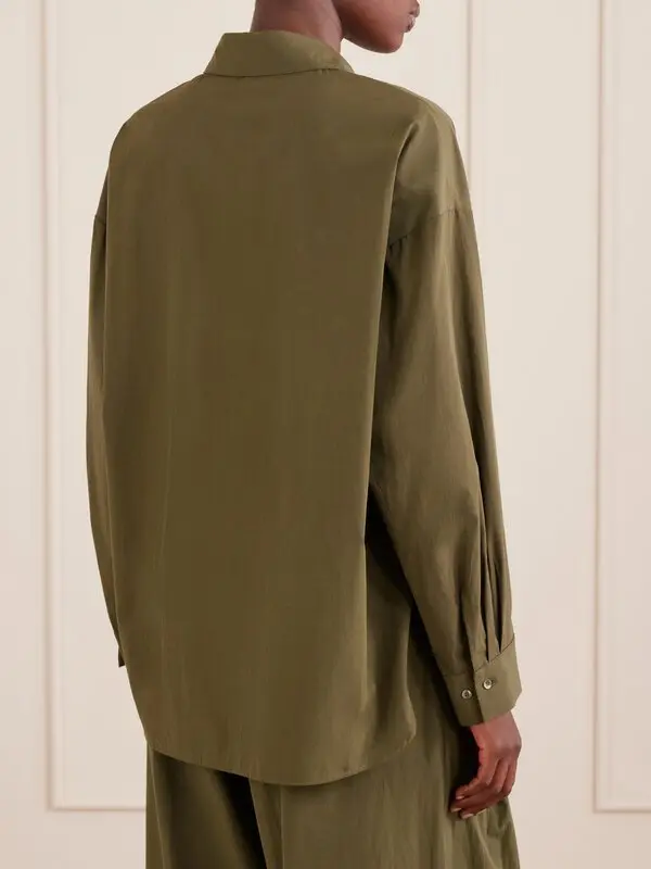 TWP Cotton Shirt With Patch Pocket