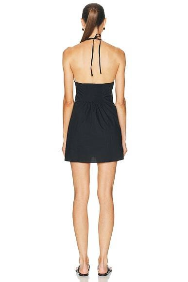 DEIJI STUDIOS Cinched Halter Dress