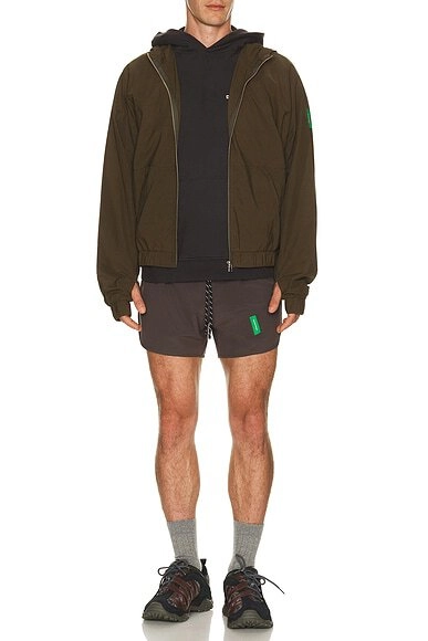 DISTRICT VISION Taslan Nylon Jacket - Moss
