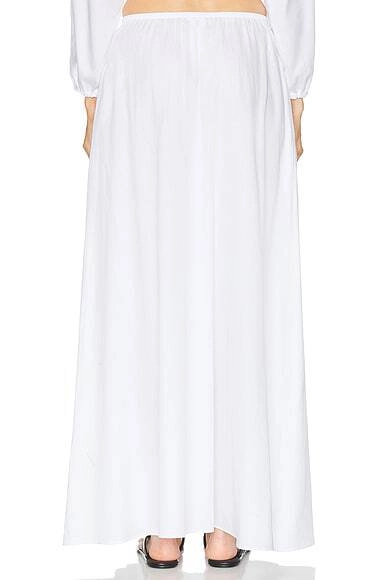 LESET Yoko Maxi Skirt - White