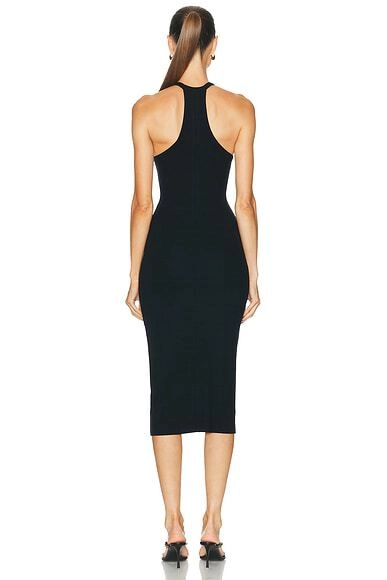 Eterne V Neck Racerback Midi Dress