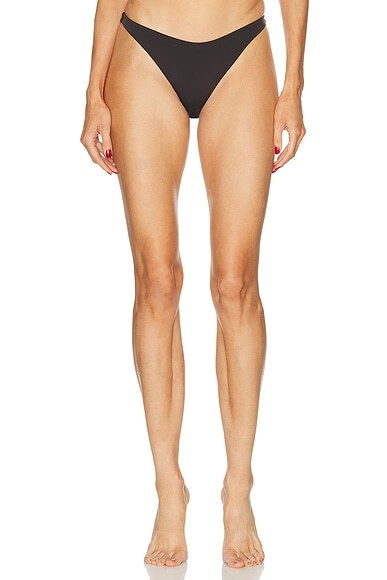 Staud Dana Bikini Bottom - Espresso Studs