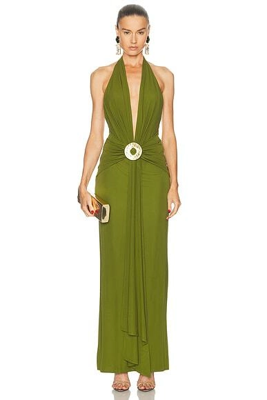 Cult Gaia Chi Dress - Deep Pasture