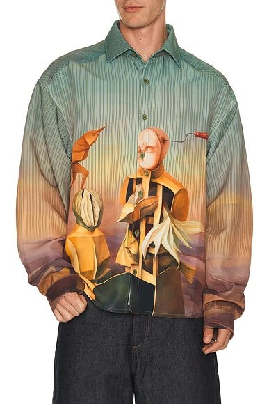 PAS UNE MARQUE Bird Maker Machines Long Sleeve Shirt - Multi