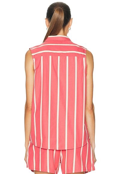 Donni. The Pop Sleeveless Striped Top