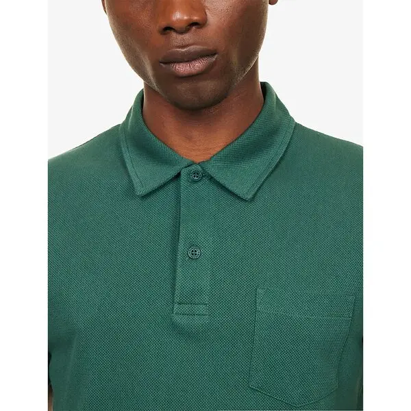 Sunspel Riviera Short-sleeve Cotton Polo Shirt - Forest26