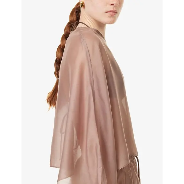4TH & RECKLESS Sheer Cape Top