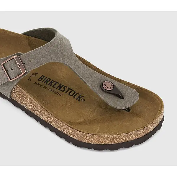 BIRKENSTOCK Suede Toe Thong Sandals