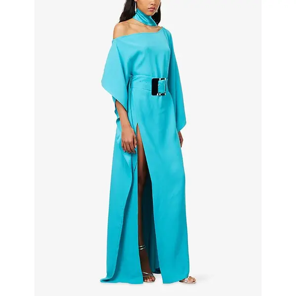 TALLER MARMO Belted Kaftan - Turquoise