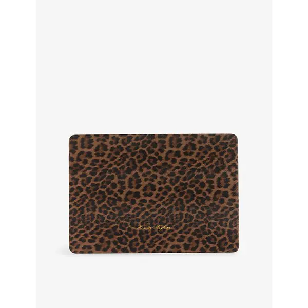 HEAVEN MAYHEM Air 13 -print Vegan-leather Laptop Case - Leopard