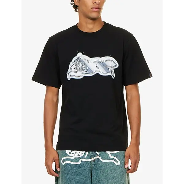 ICECREAM Iced Out Running Dog Cotton T-shirt