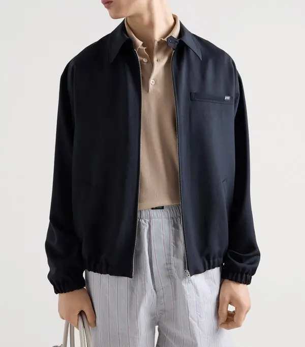 Prada Wool-mohair Bomber Jacket