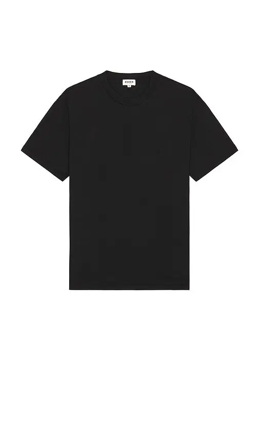 ASHER Noah Supima Tee In . Also - Black