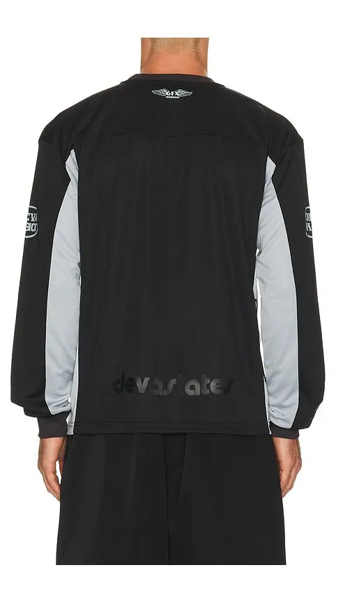 DEVA STATES Long Sleeve Graphic Mesh Jersey