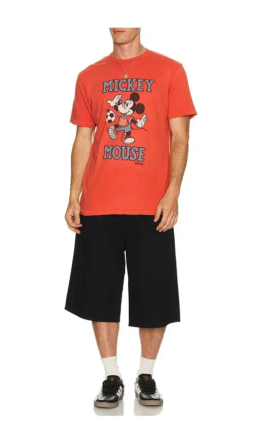 Junk Food Mickey Mouse Soccer Tee In . Also