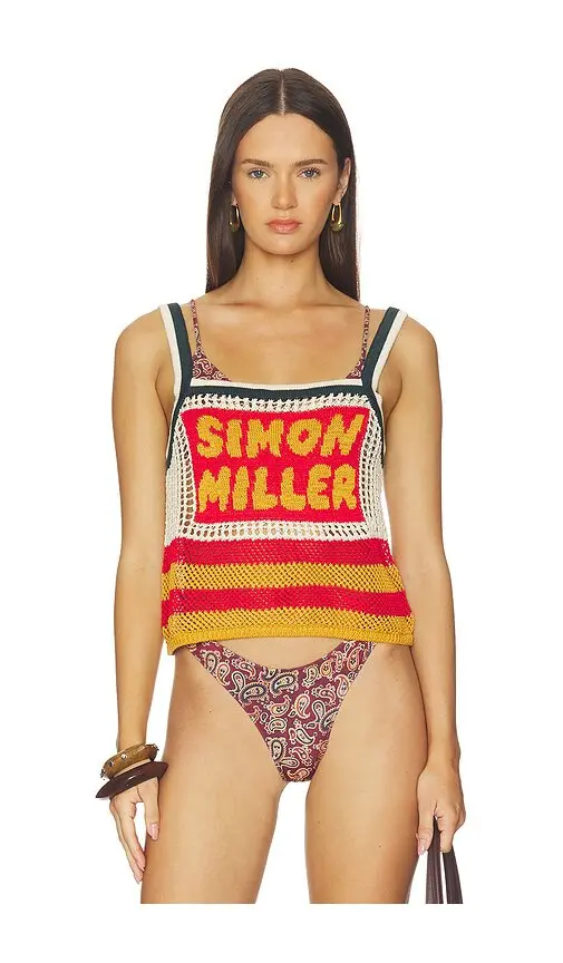 SIMONMILLER Dibby Crochet Top - Multi
