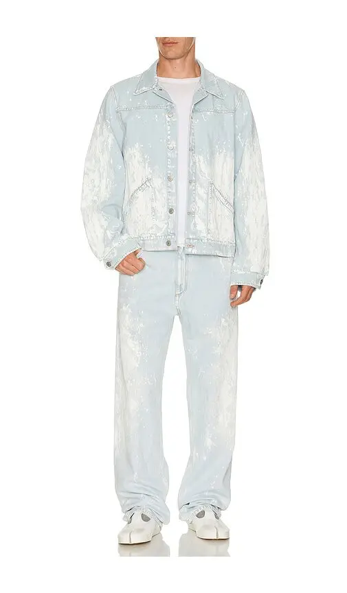 MAISON MARGIELA Denim Sportsjacket - Blue
