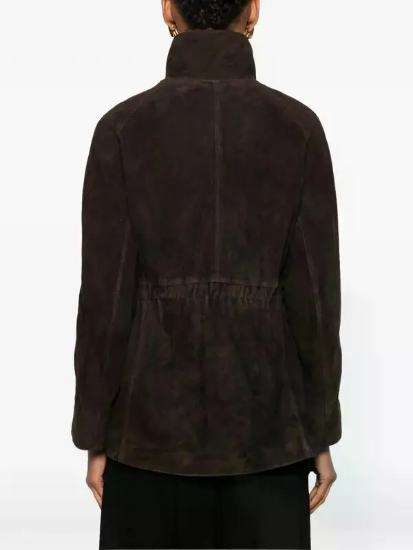 Nour Hammour Quai Suede Jacket - Brown