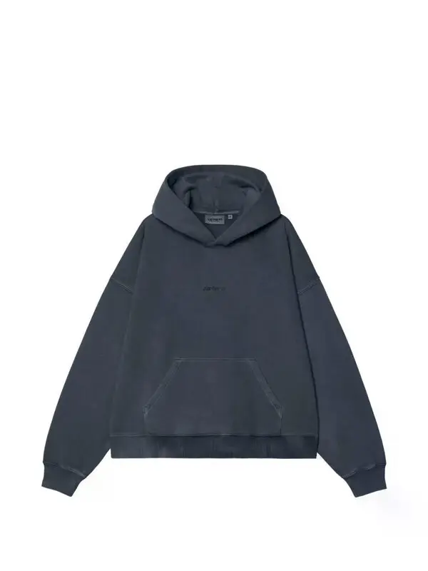 Carhartt Work In Progress Benton Garment-dyed Hoodie - Blue