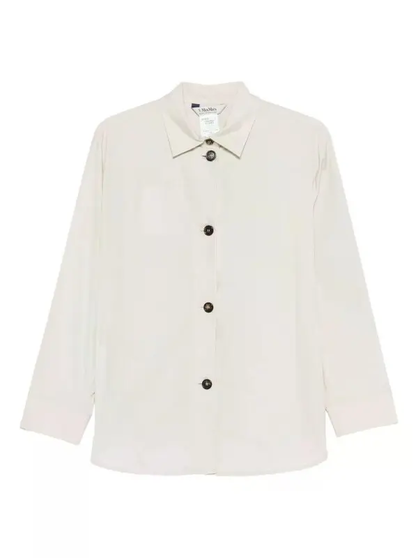 Max Mara Belli Long-sleeve Shirt - Neutrals