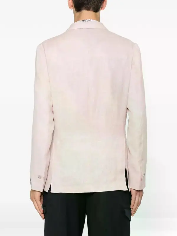 BARBA NAPOLI Easy Double-breasted Peak-lapel Blazer