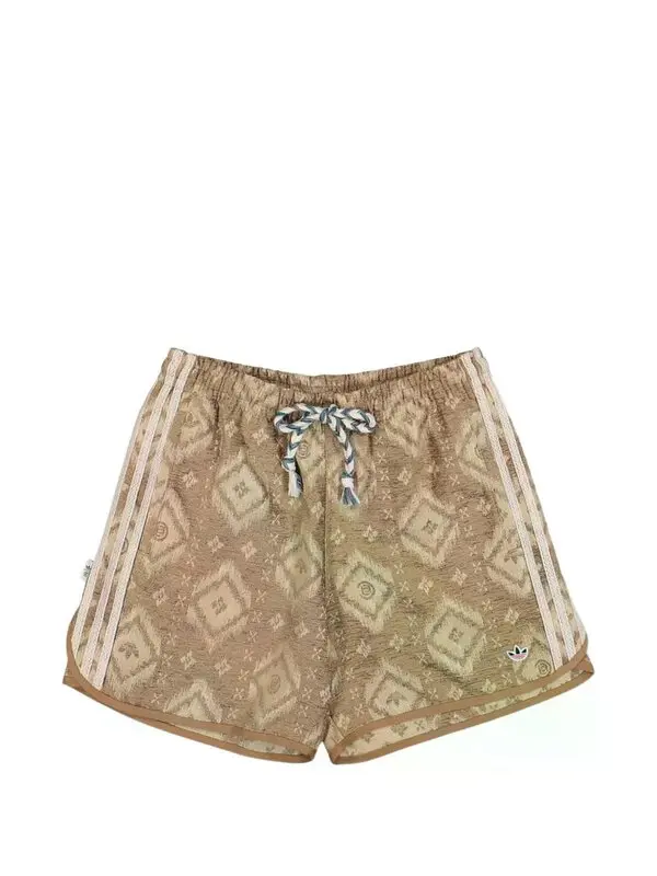 Adidas Heritage Jacquard Shorts - Neutrals