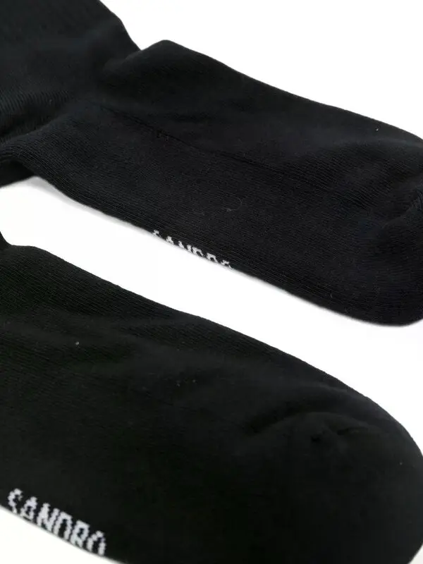 Sandro Logo Detail Crew Socks