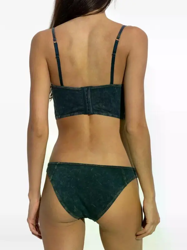 DIESEL® Sheila-dnm Logo-patch Bra