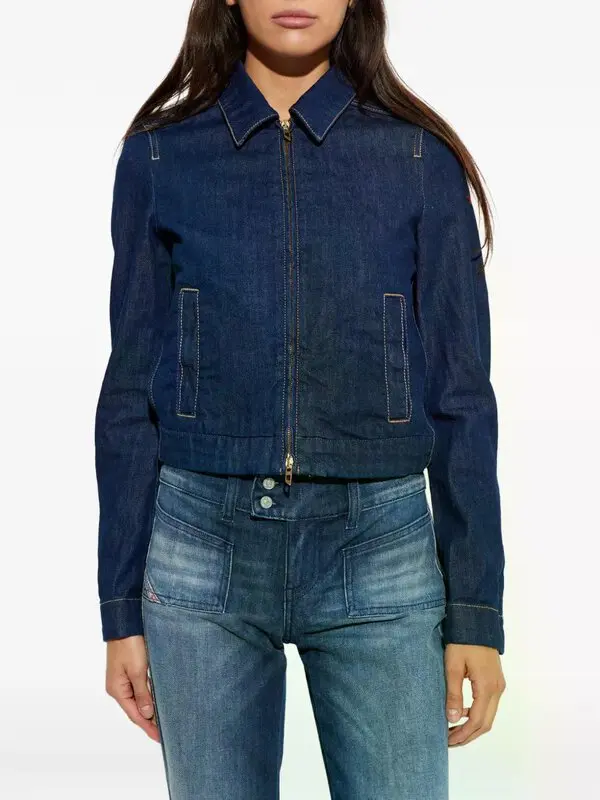 DIESEL® Logo-patch Denim Jacket