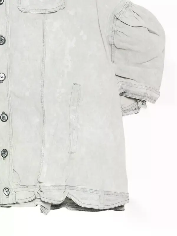 RUNDHOLZ Acid-wash Puff-sleeve Jacket