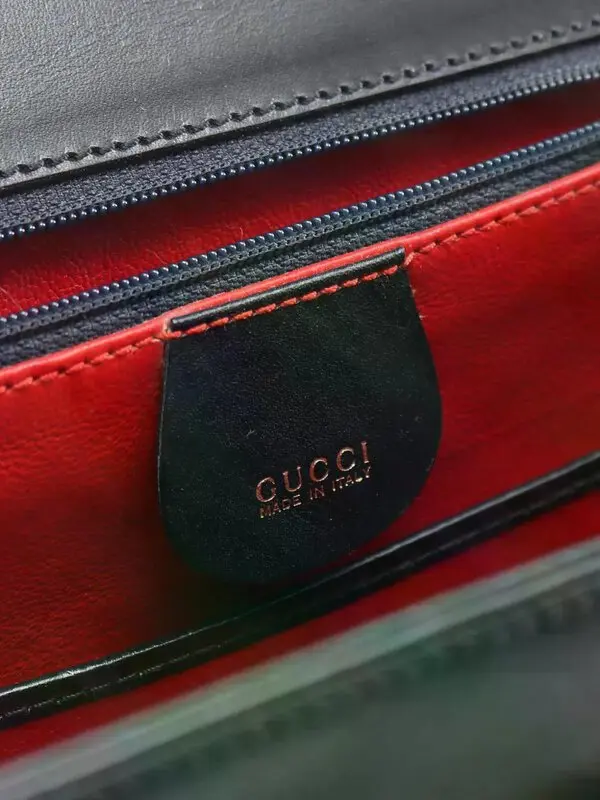 Gucci Bamboo Top Handle Handbag - Black