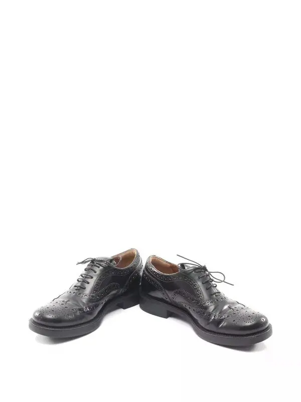 Miu Miu Leather Brogue Oxford Shoes