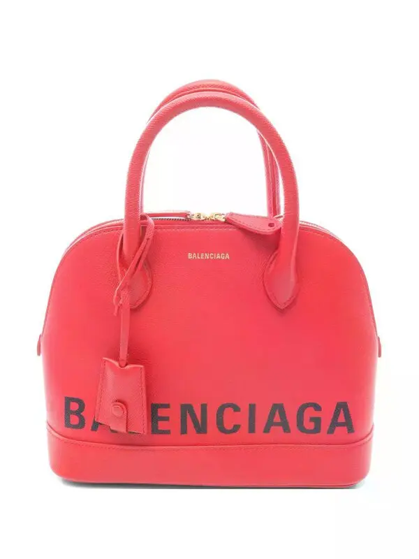 Balenciaga Ville Top Handle Handbag - Red