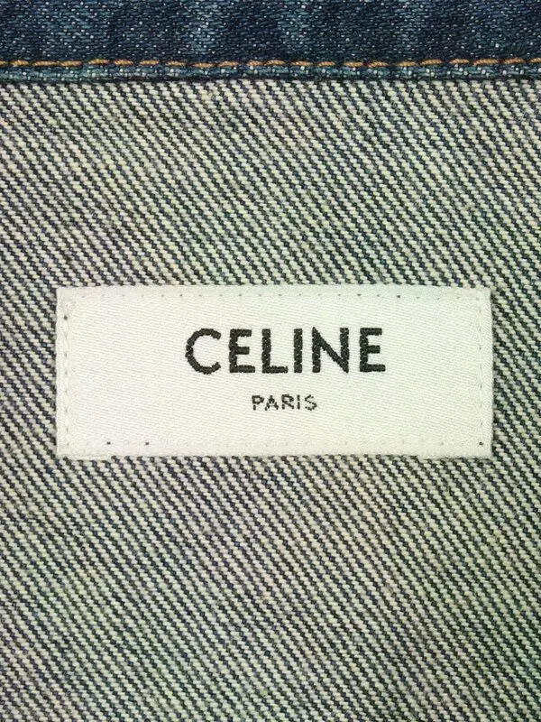 Celine Triomphe Chain Denim Jacket