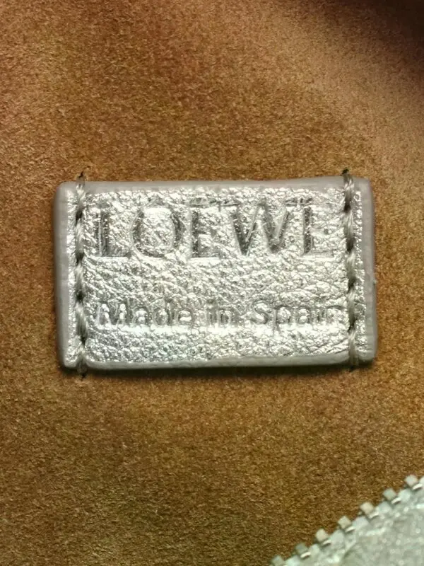Loewe Mini Puzzle Handbag - Silver