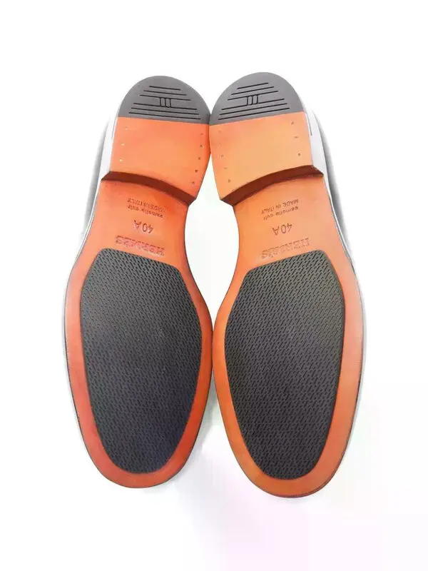 Hermès Tassel Leather Loafers