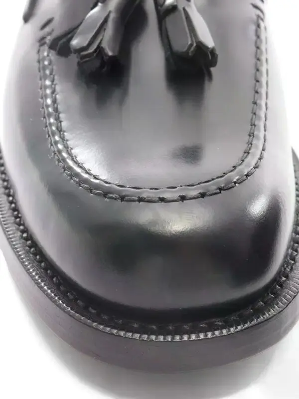 Hermès Tassel Leather Loafers