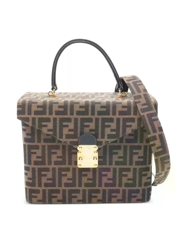 Fendi Zucca Vanity Bag - Neutrals