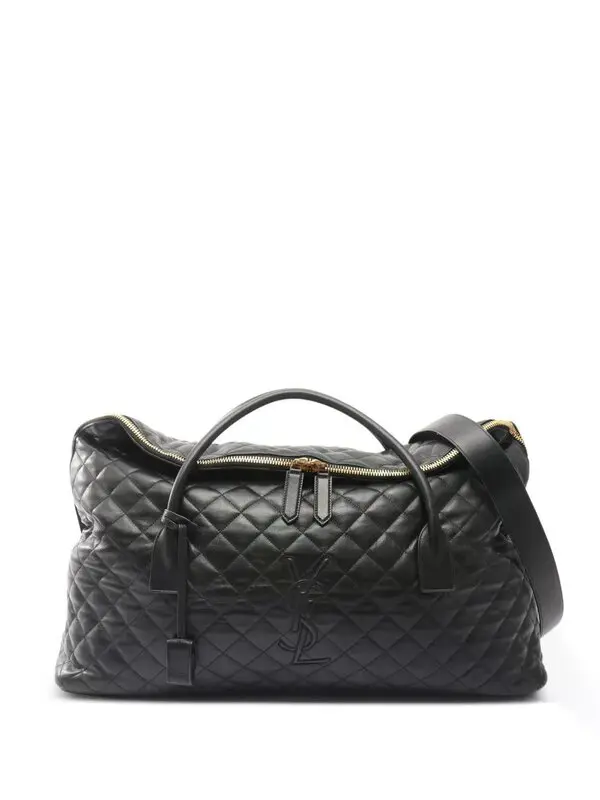 Saint Laurent Quilted Travel Bag - Black