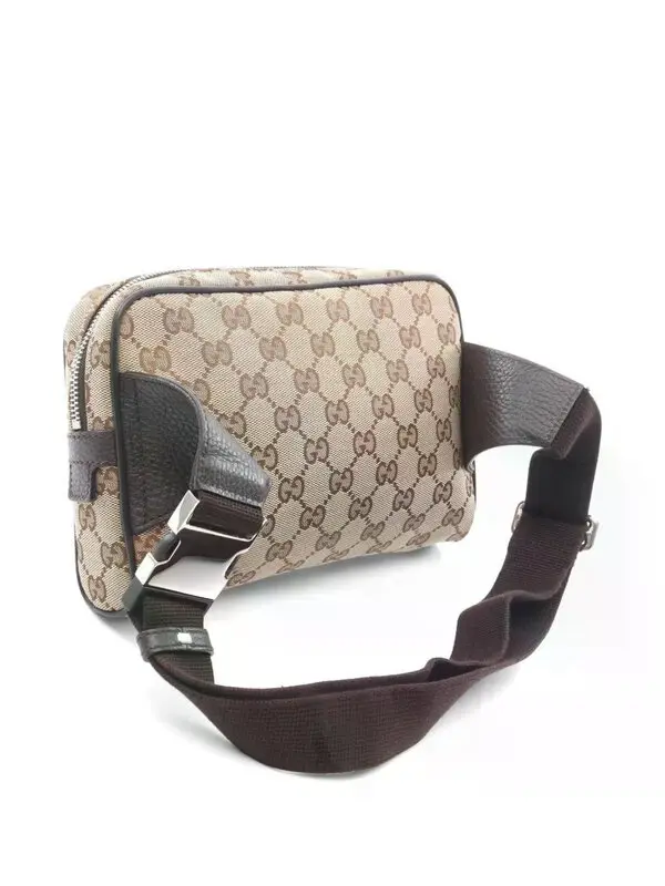 Gucci Gg Canvas Belt Bag - Neutrals