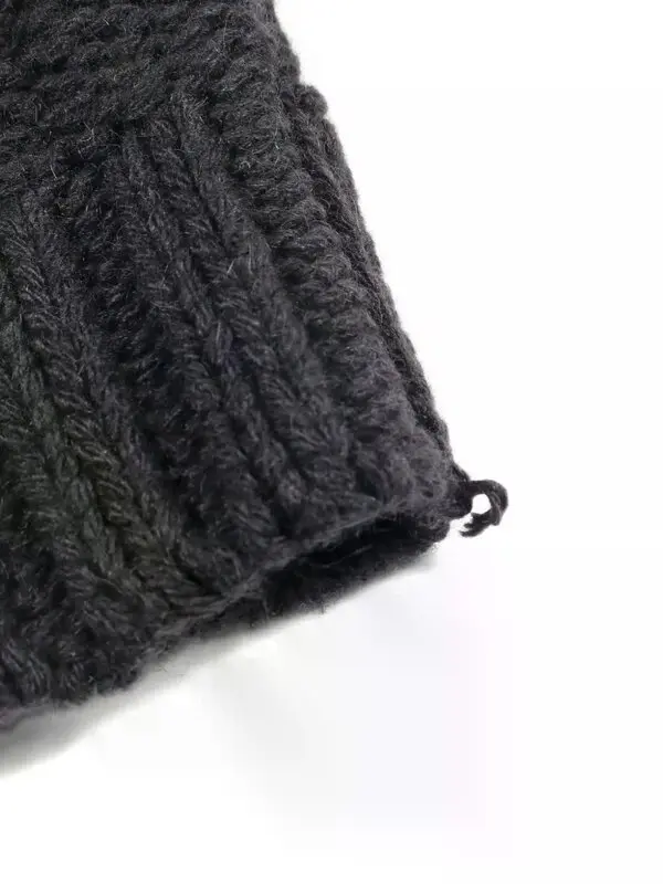 Hermès Cable-knit Zip-up Cardigan