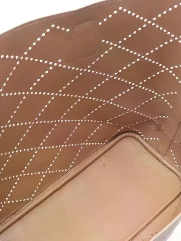 Prada 2000s Perforated Leather Tote Bag