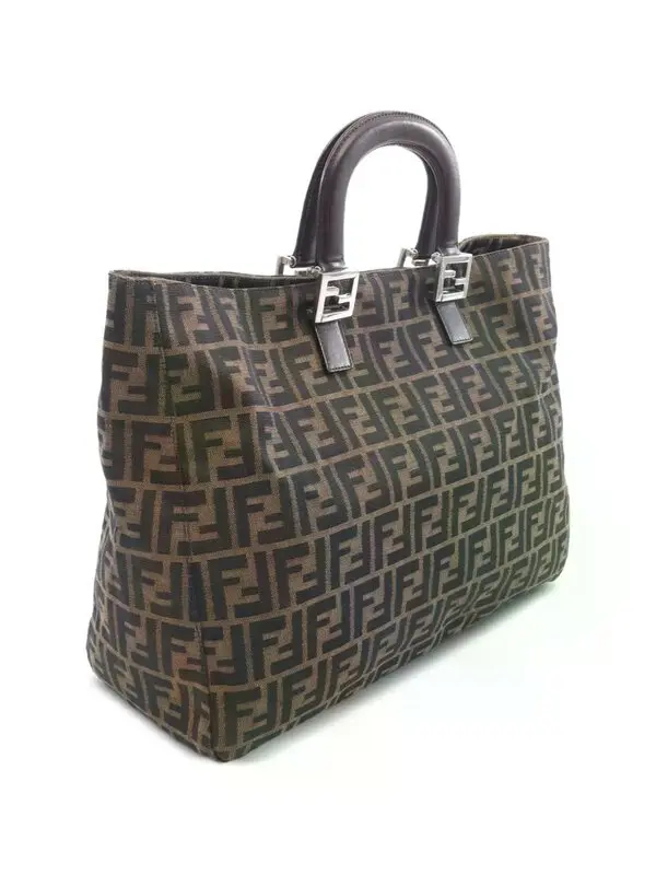 Fendi Zucca Canvas Tote Bag