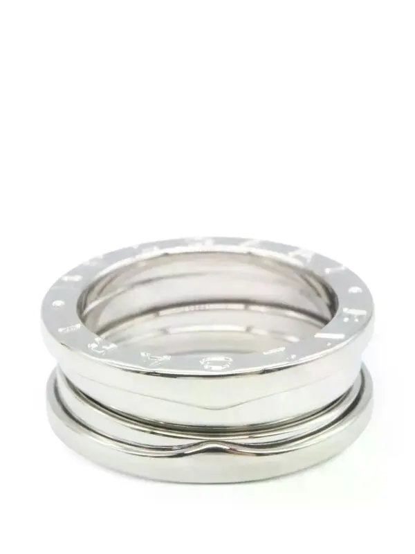 BVLGARI B.zero1 Three-band Ring In White Gold - Silver