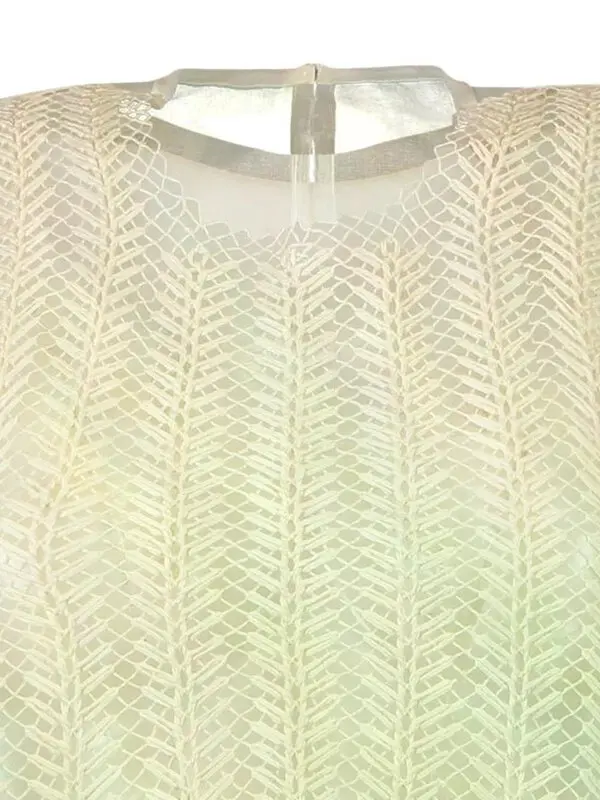 CURATORIA Crochet-knit Round Neck Sleeveless Top