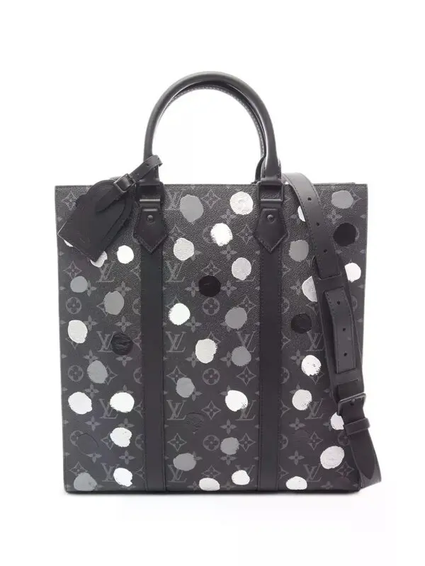 LOUIS VUITTON Yayoi Kusama Sac Plat Monogram Eclipse 2-way Handbag