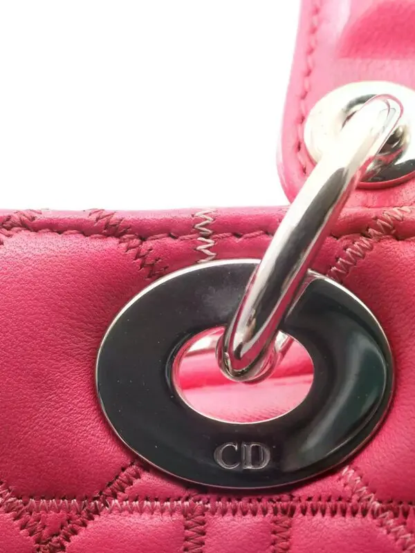 Dior Lady Tote Bag - Pink