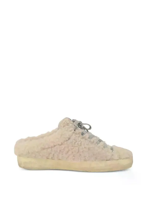 GOLDEN GOOSE Superstar Sabot Distressed Sneakers - Neutrals